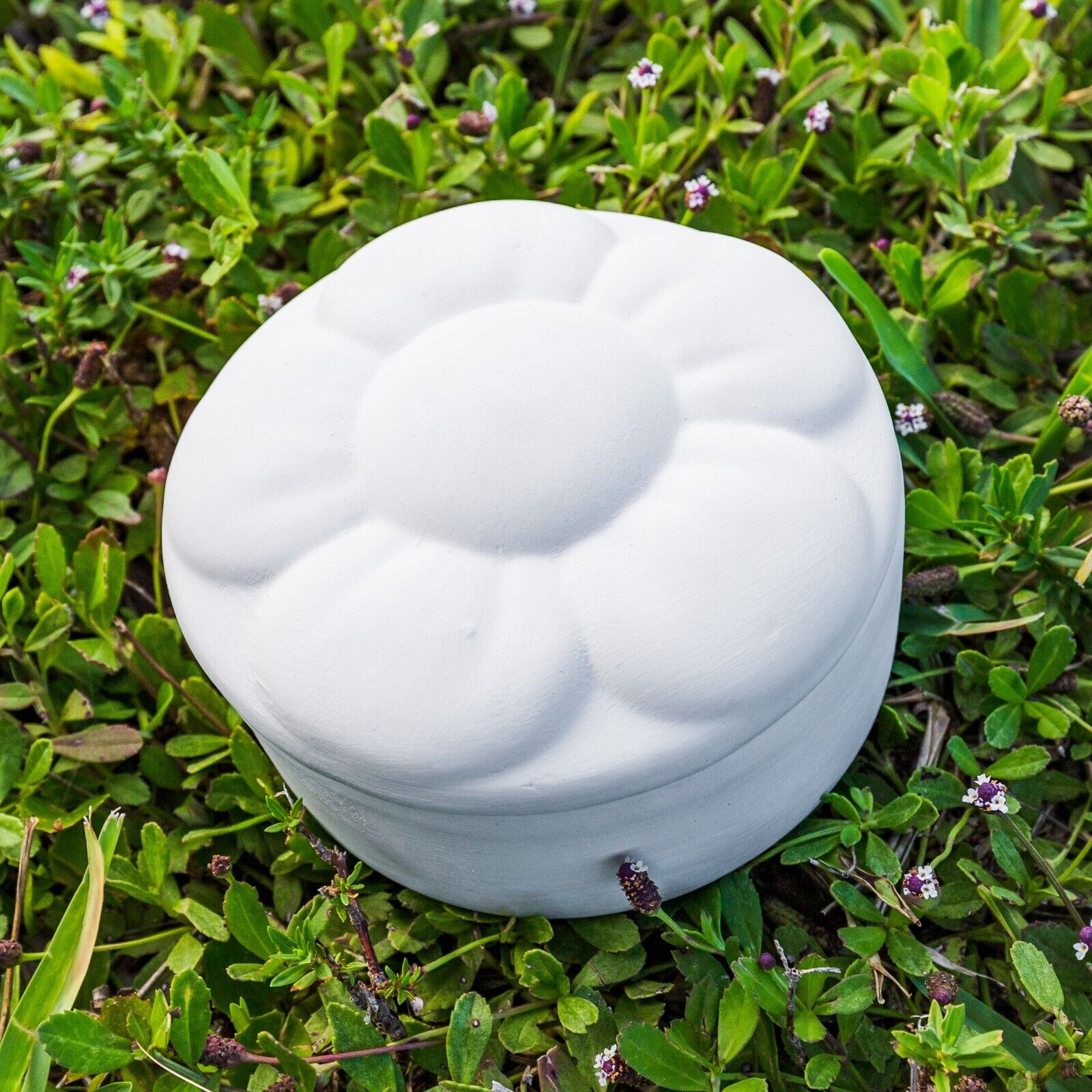 Flower Daisy Jewelry Box 5" Ceramic Bisque Ready To Paint Pottery ...