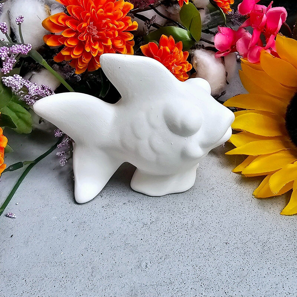 Long Finned Fish 4" Ceramic Bisque Ready To Paint Pottery– PotteryPie