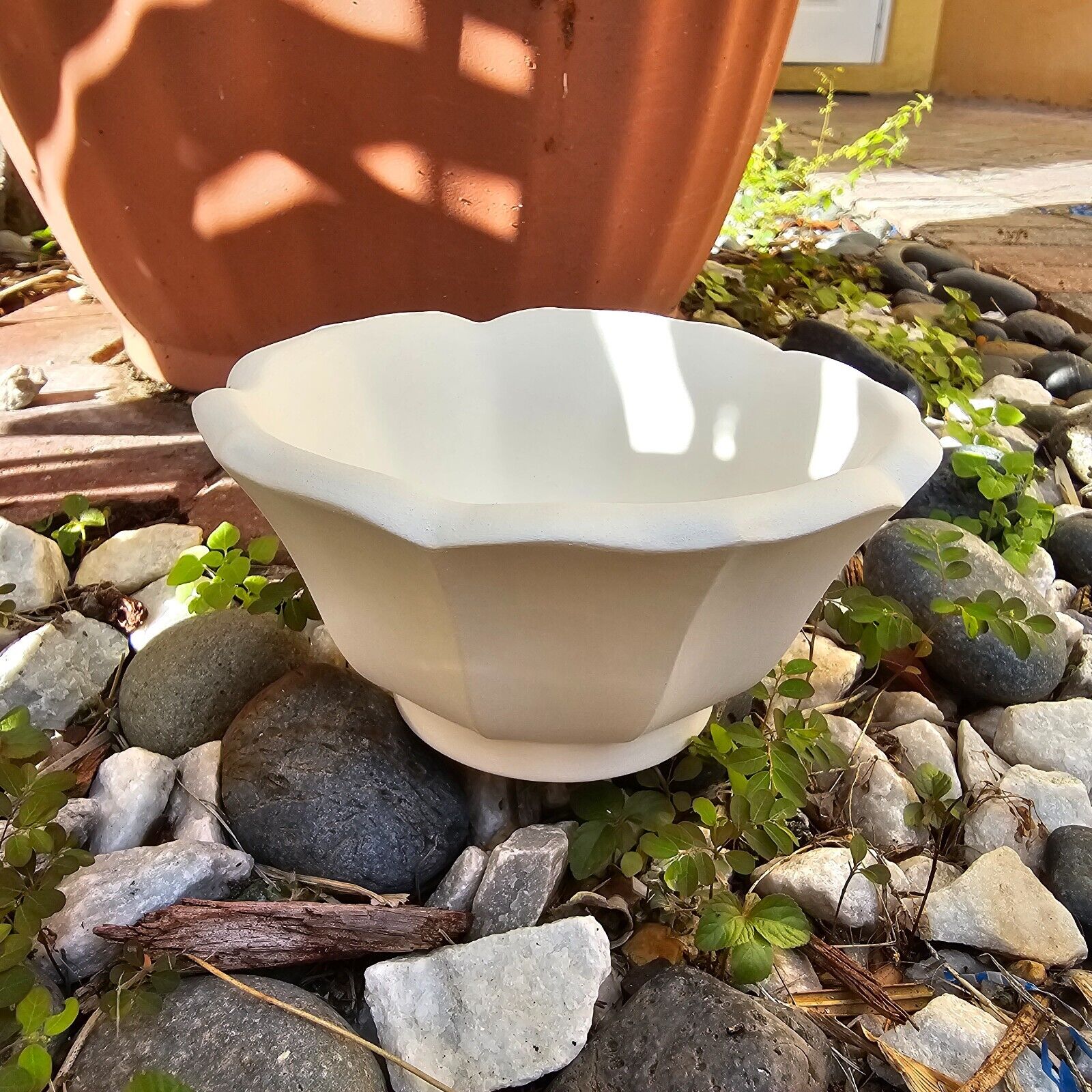 Victorian Style Planter 5" Ceramic Bisque Ready To Paint Pottery ...