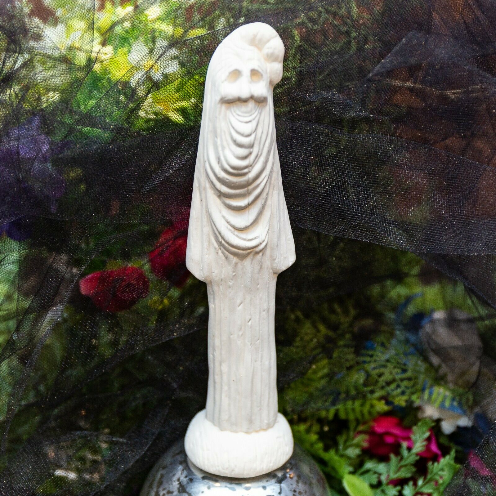 Ghost Monster Totem Halloween 9" Ceramic Bisque Ready To Paint Pottery ...