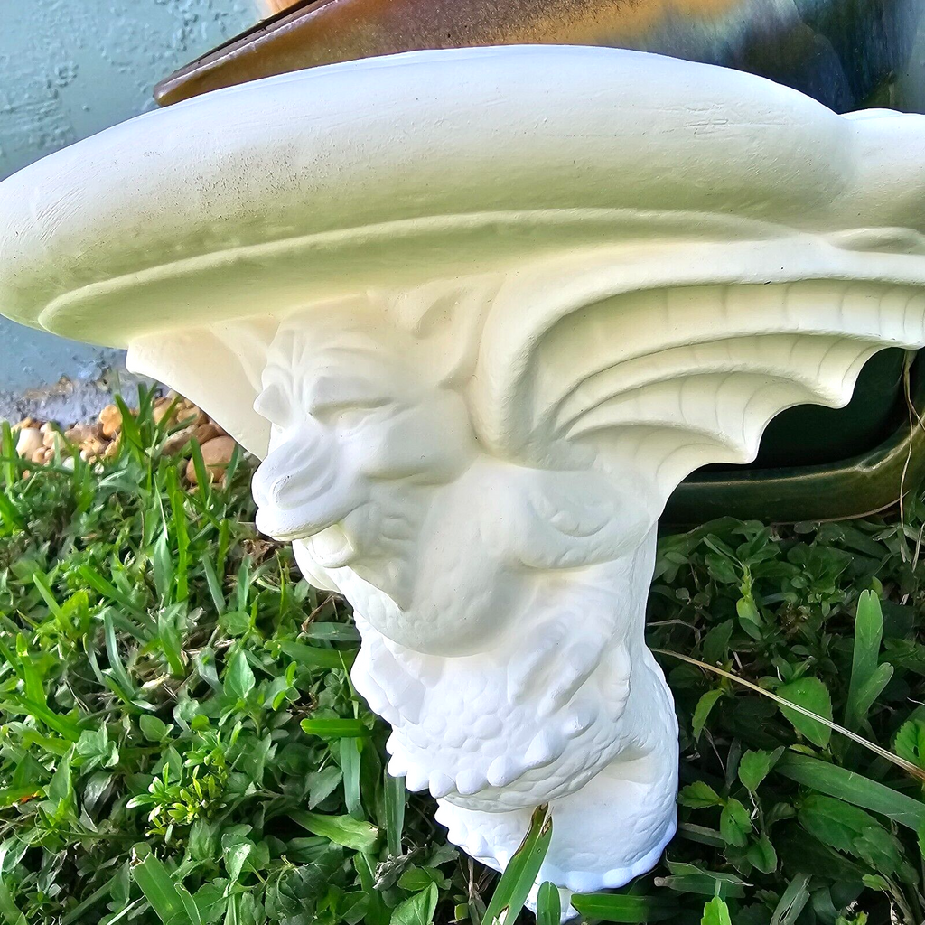 Gargoyle Wall Stand 11" Ceramic Bisque Ready To Paint Pottery– PotteryPie