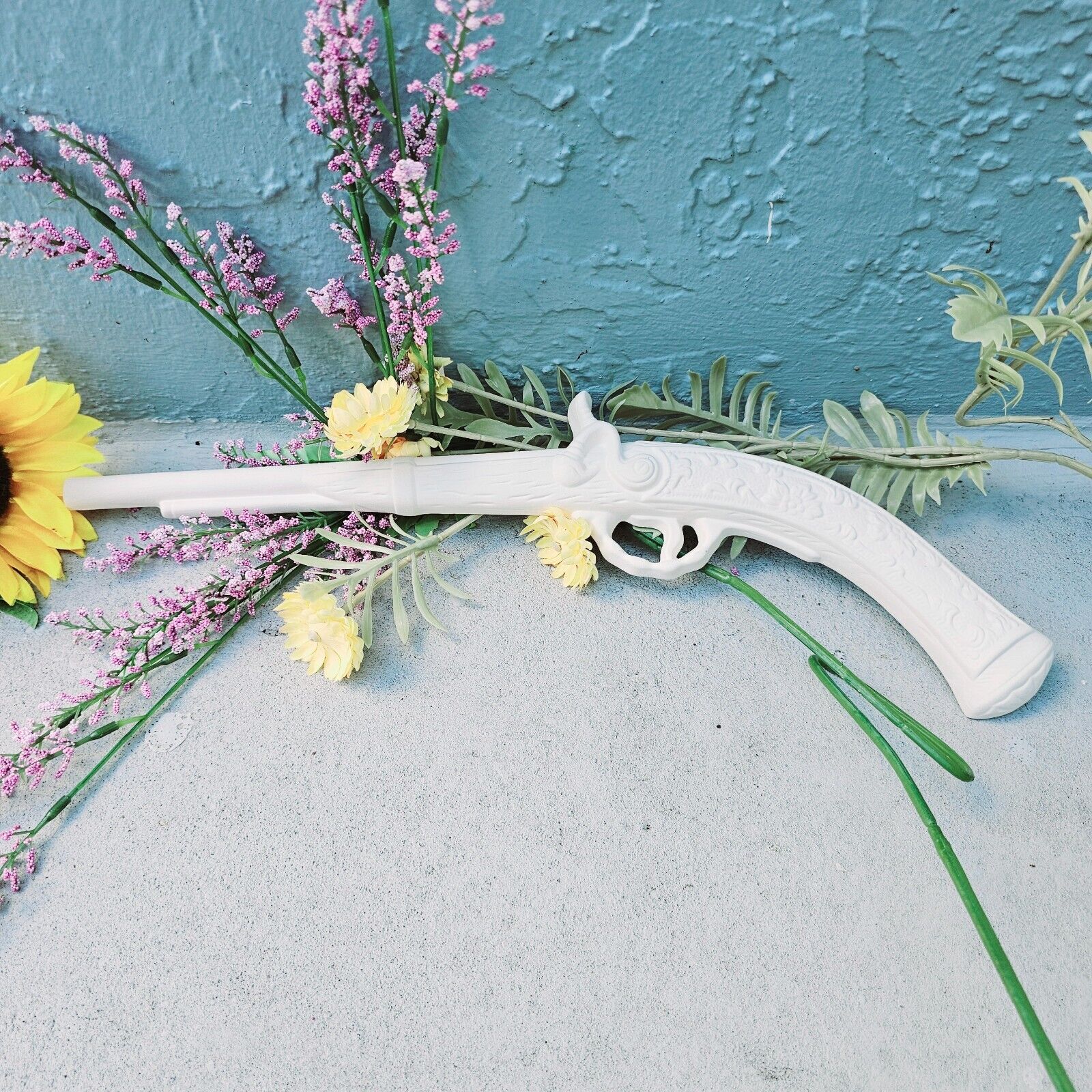 Wall Musket Blunderbuss 16" Ceramic Bisque Ready To Paint Pottery ...