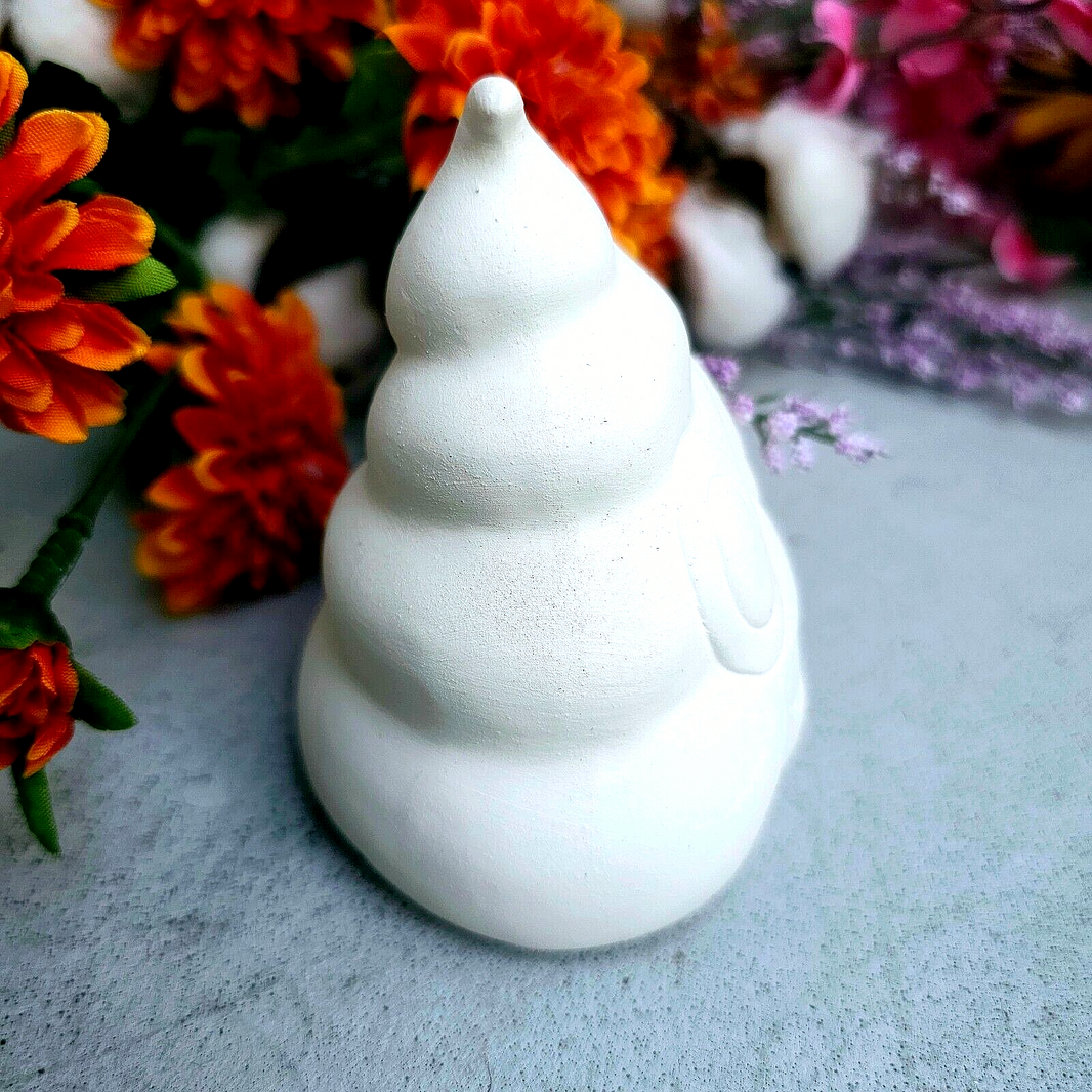 Poop Emoji Symbol 3.5" Ceramic Bisque Ready To Paint Pottery– PotteryPie