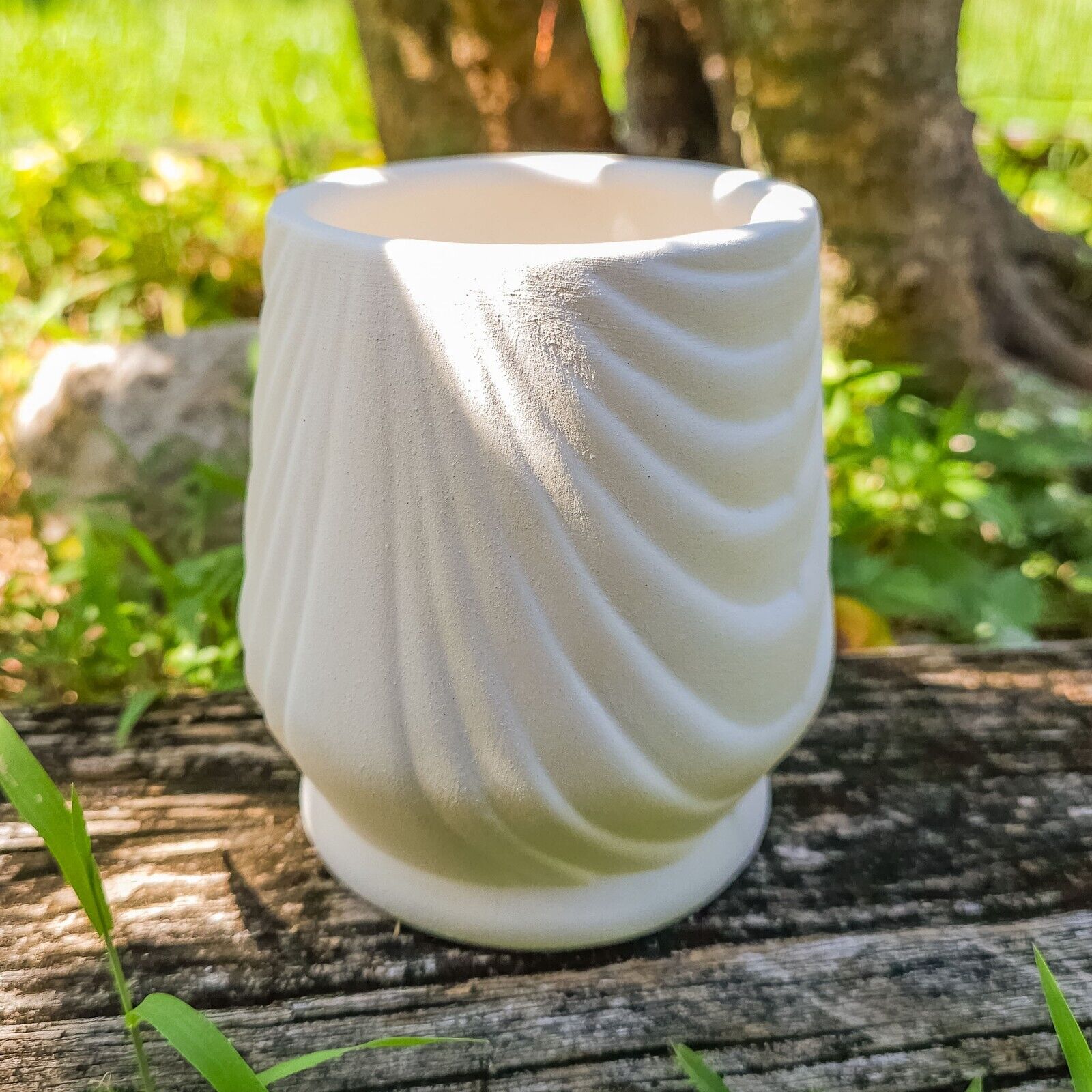 Elegant Cup 3.6" IN STOCK Ceramic Bisque Ready To Paint Pottery– PotteryPie